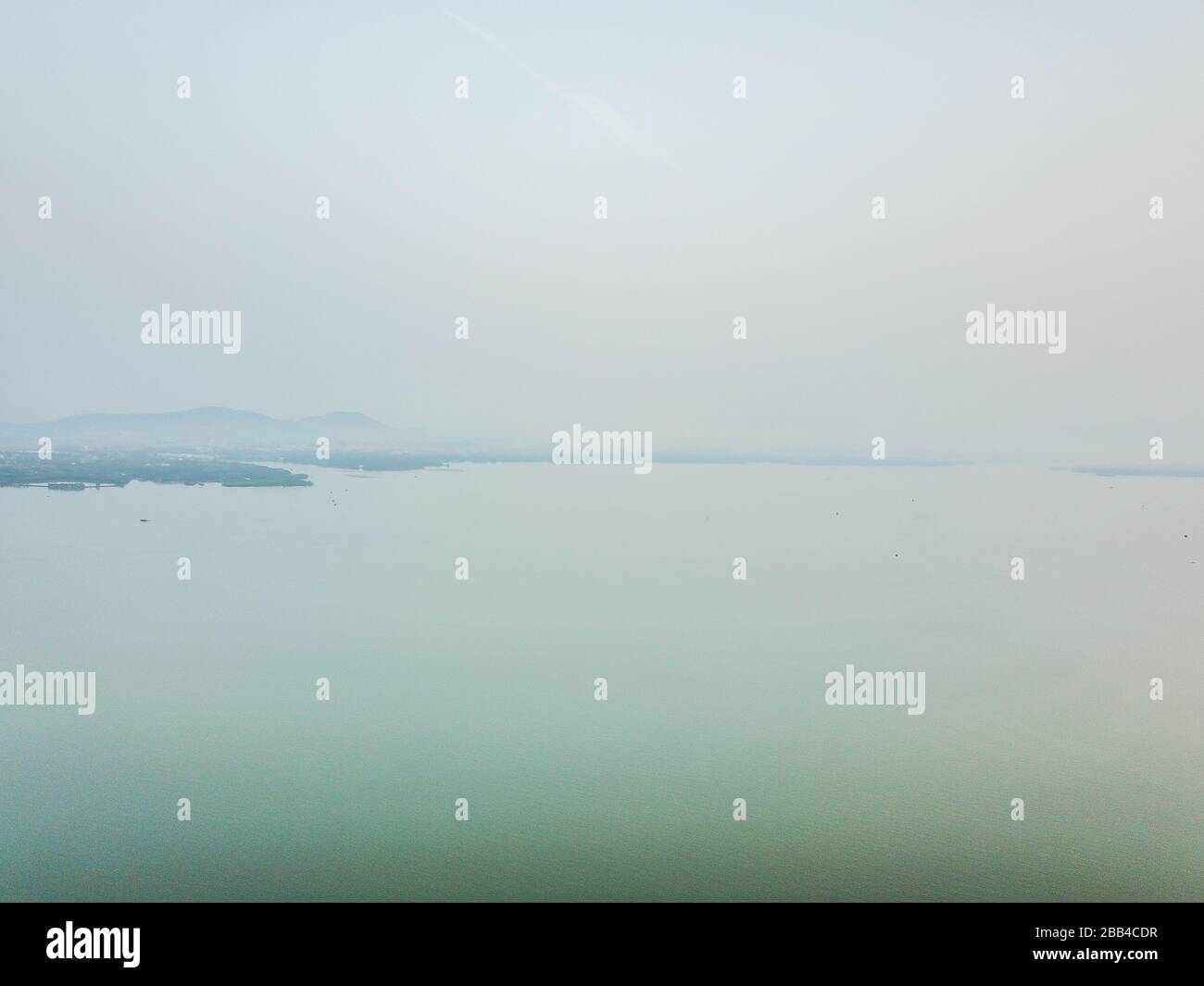 Beautiful landscape view from Thi Nai bridge, Quy Nhon, Binh Dinh Stock ...