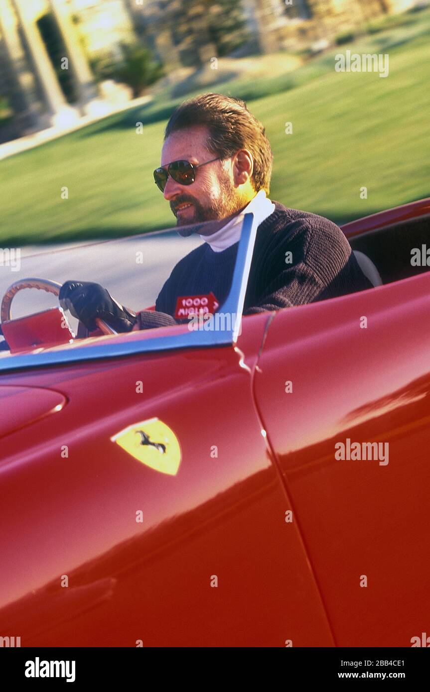 Steve Tillack road testing a Classic Ferrari after work at the Tillack ...