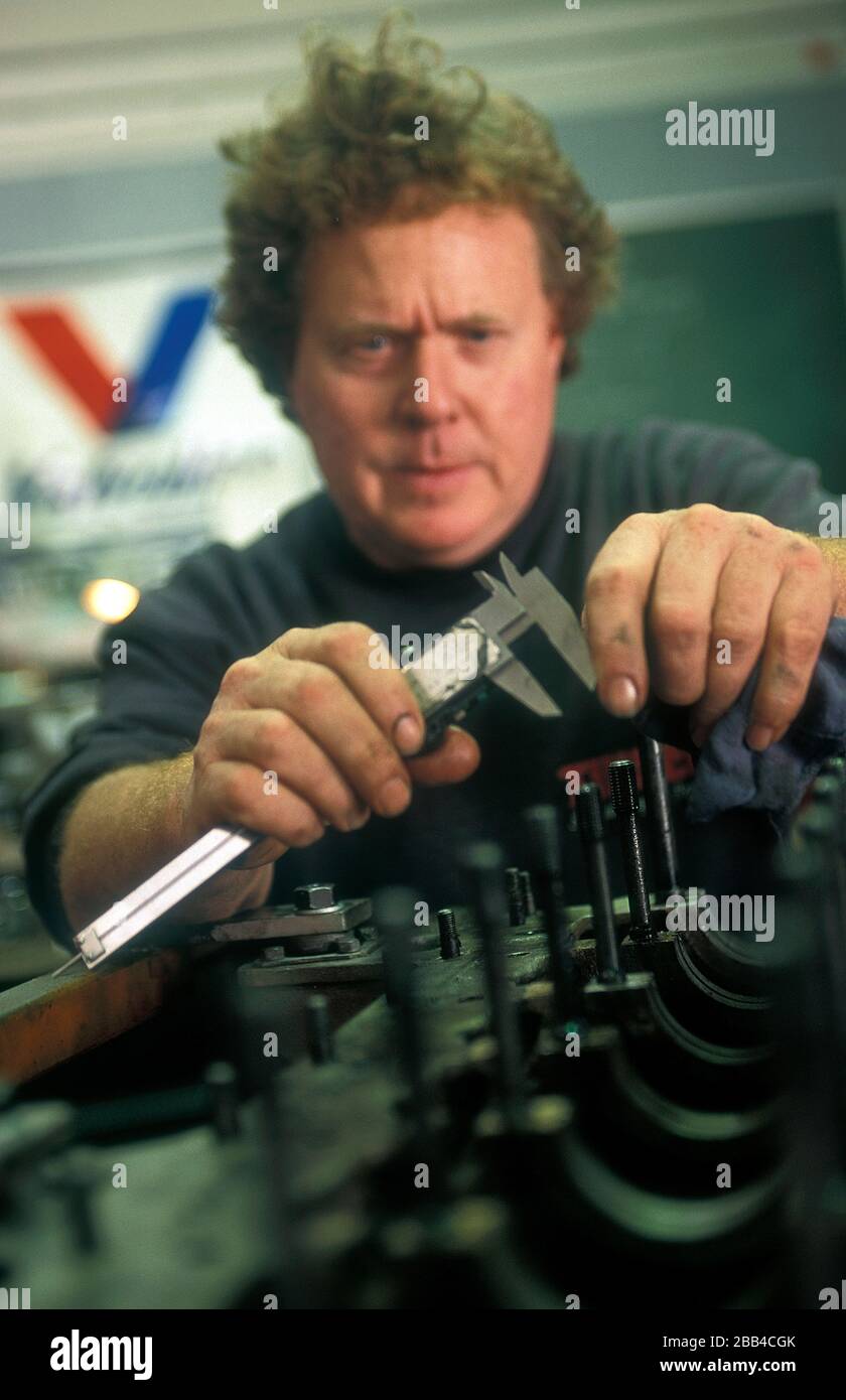 Tillack Restoration Ferrari shop in Redondo Beach California USA Stock ...