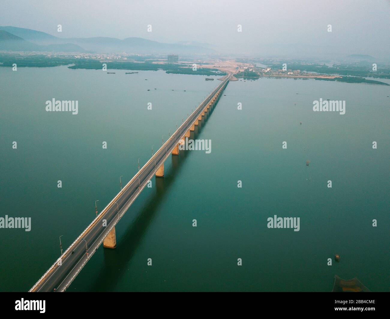 Thi Nai Bridge in Quy Nhon, Vietnam Stock Photo - Alamy