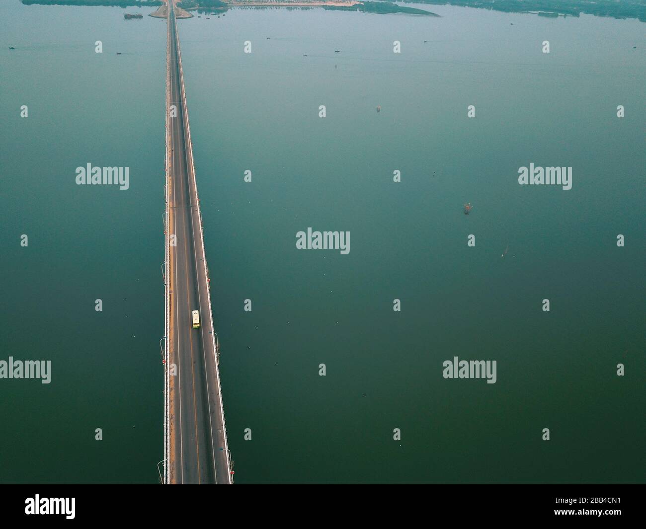 Thi Nai Bridge in Quy Nhon, Vietnam Stock Photo - Alamy