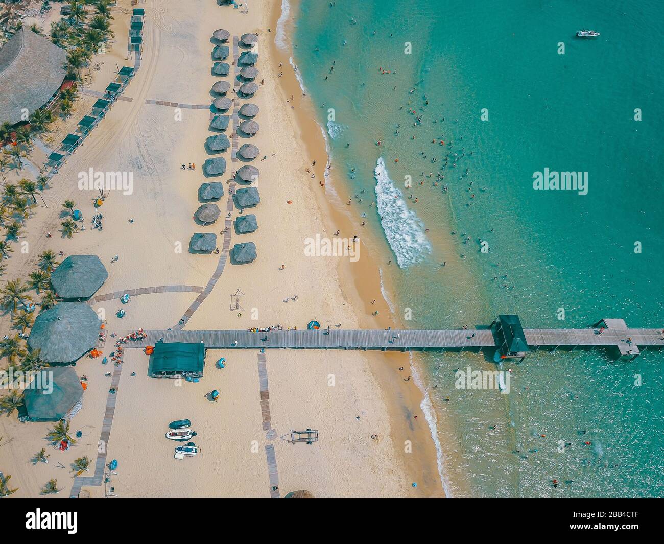 Ky Co beach in Quy Nhon, Vietnam from above Stock Photo - Alamy