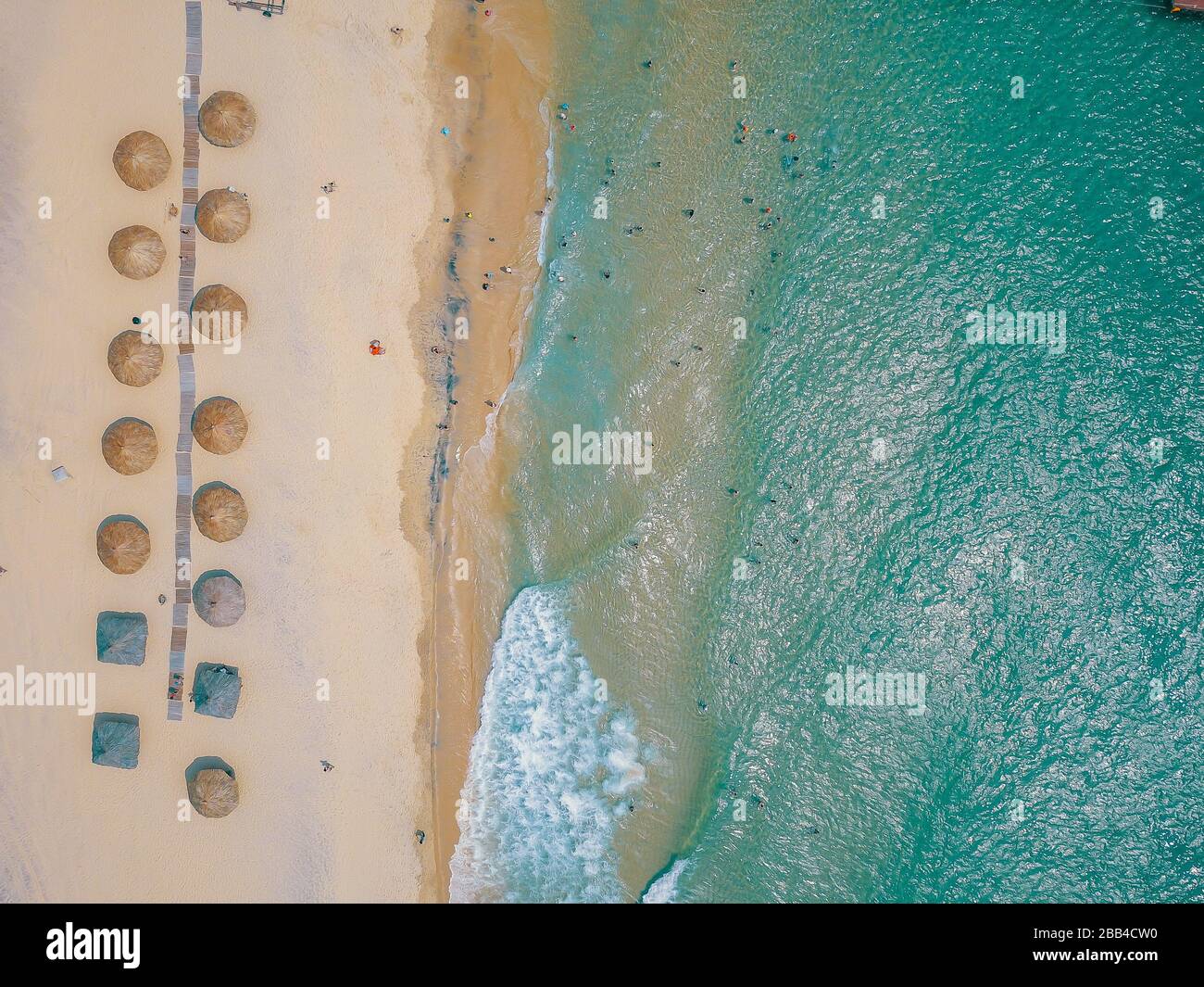 Ky Co beach in Quy Nhon, Vietnam from above Stock Photo - Alamy