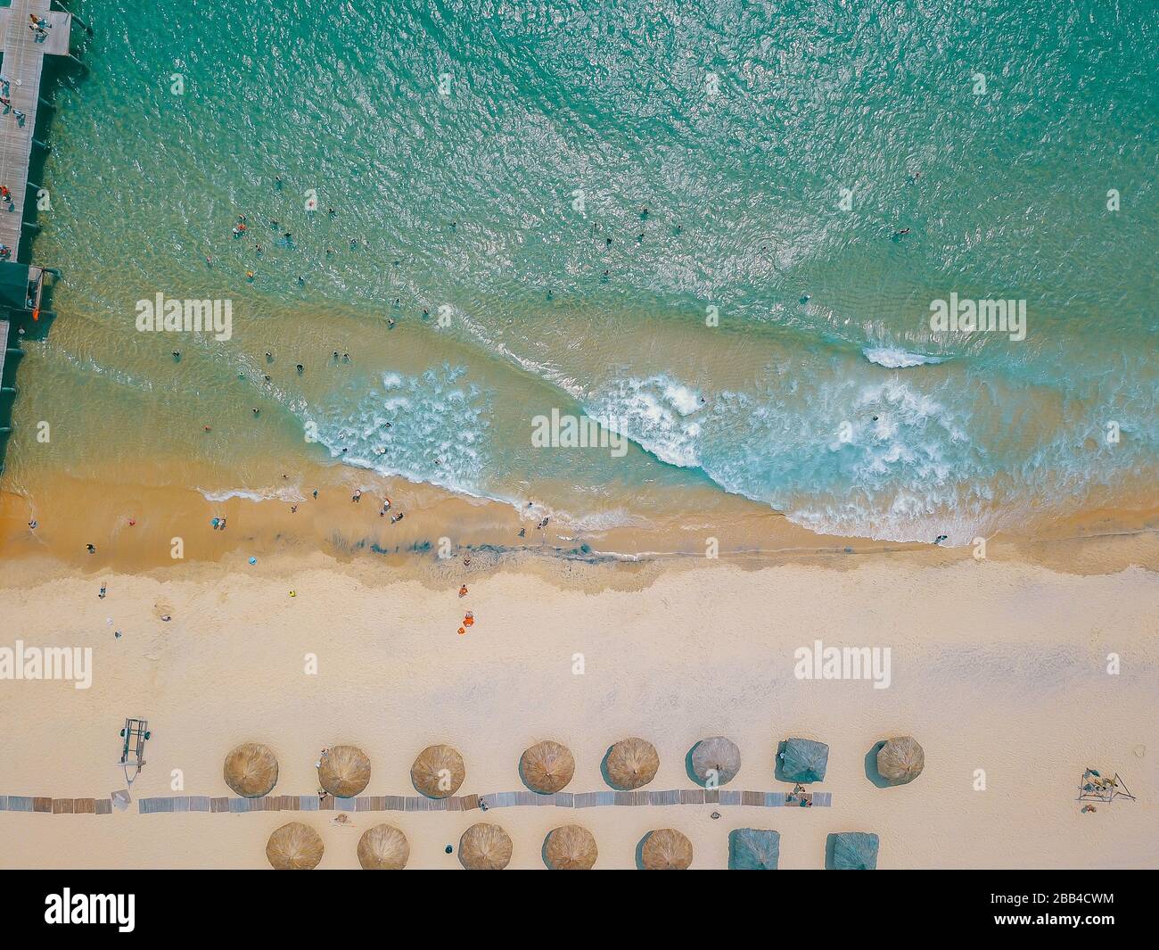 Ky Co beach in Quy Nhon, Vietnam from above Stock Photo - Alamy