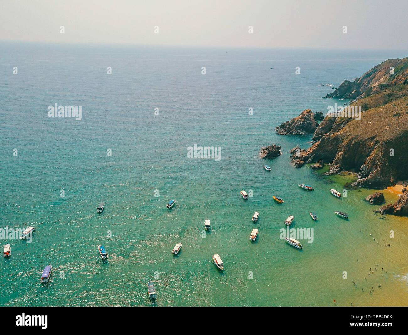 Ky Co beach in Quy Nhon, Vietnam from above Stock Photo - Alamy