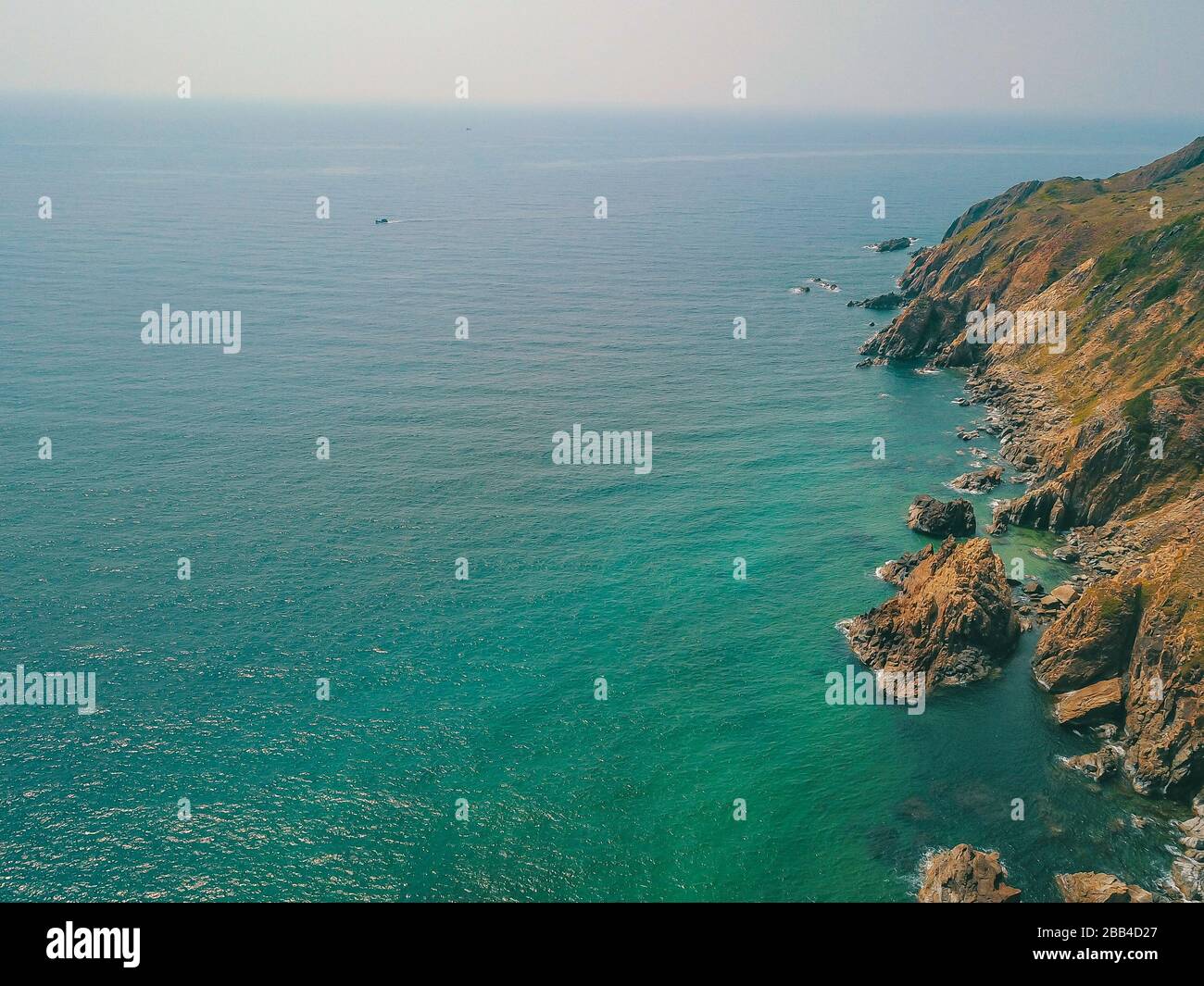 Ky Co beach in Quy Nhon, Vietnam from above Stock Photo - Alamy