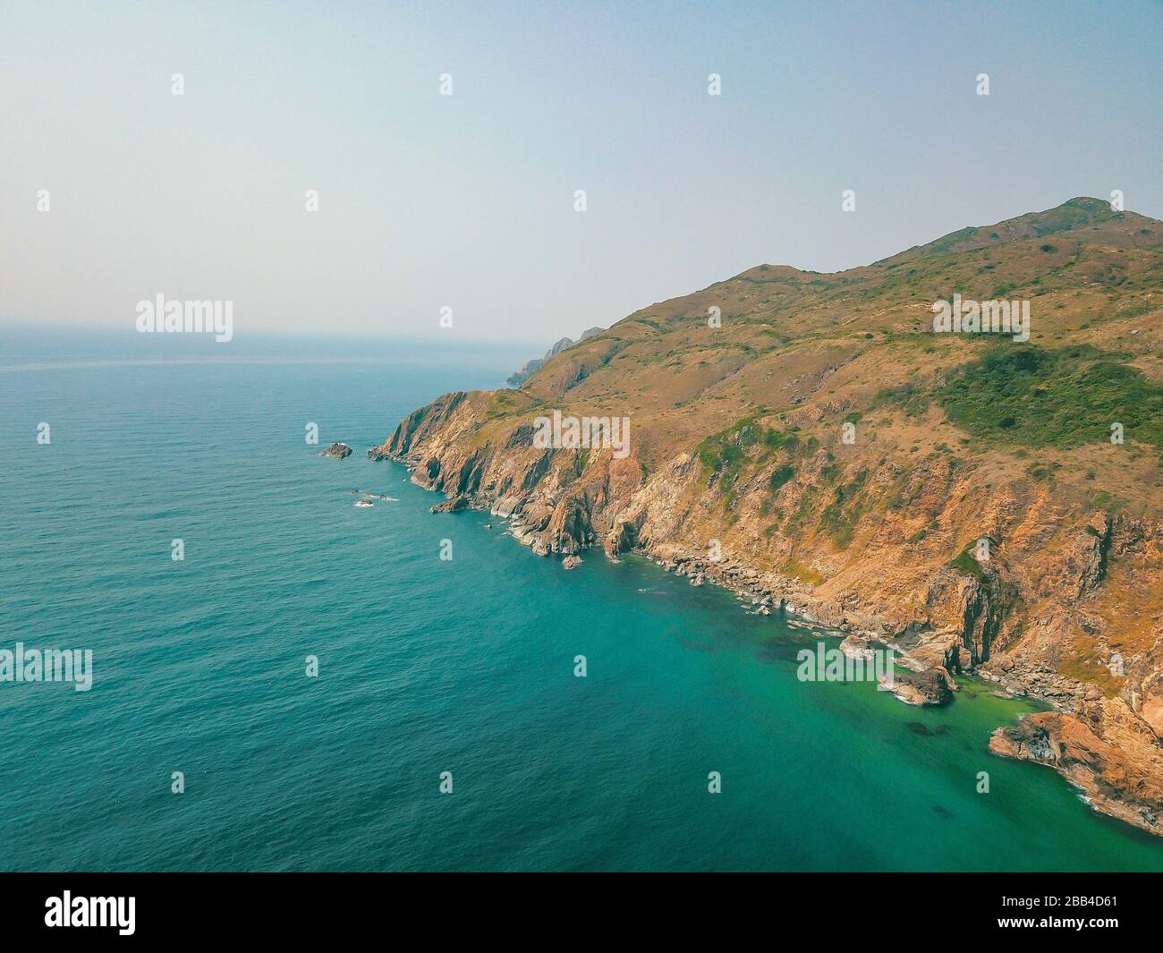 Ky Co beach in Quy Nhon, Vietnam from above Stock Photo - Alamy