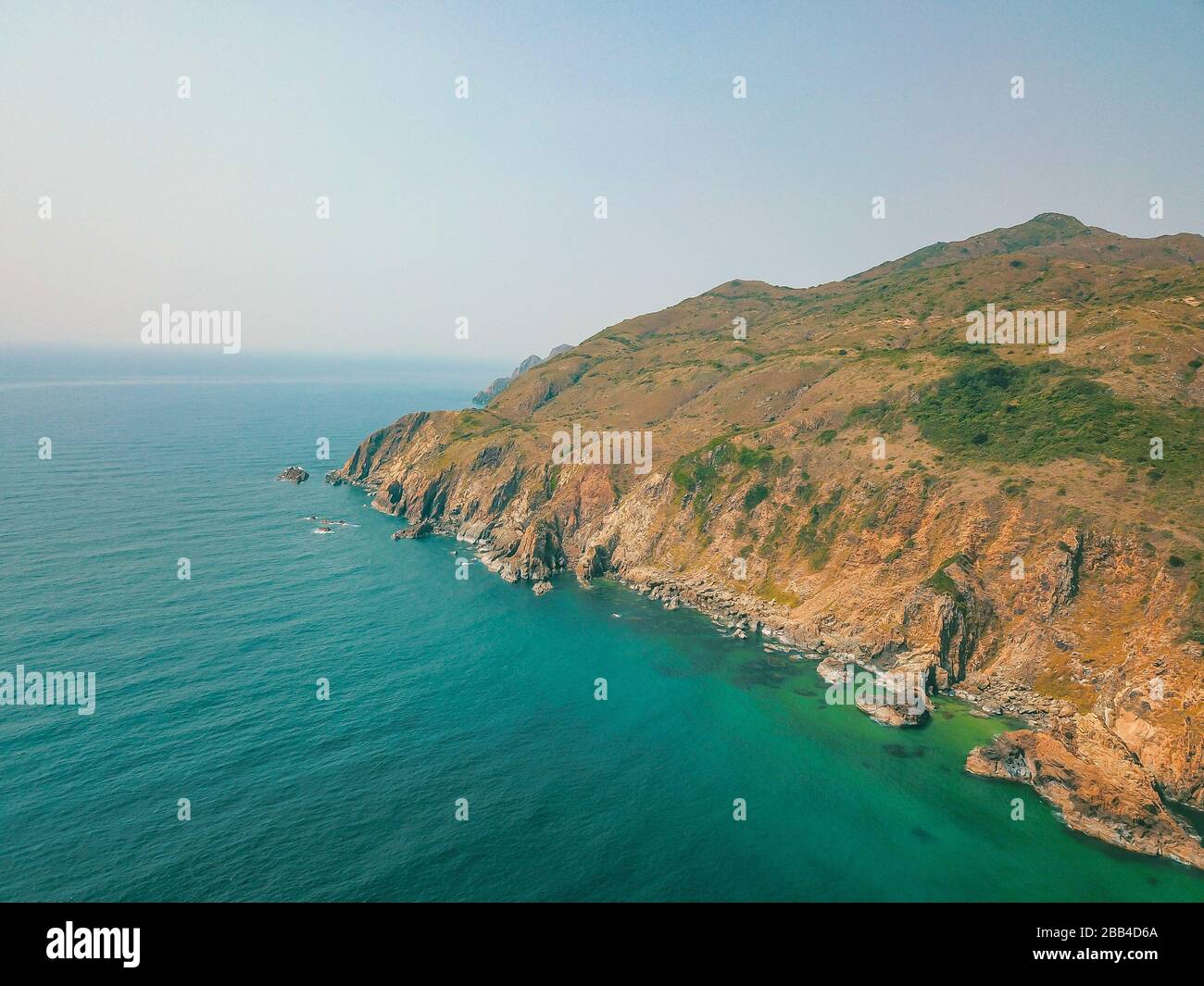Ky Co beach in Quy Nhon, Vietnam from above Stock Photo - Alamy