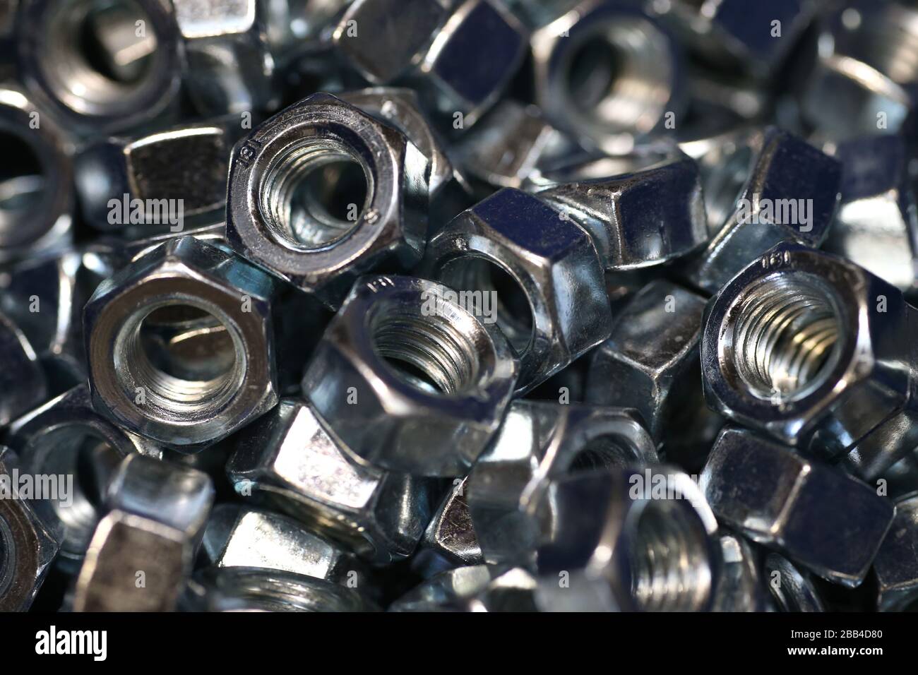 industrial iron nuts nails and screw Stock Photo - Alamy