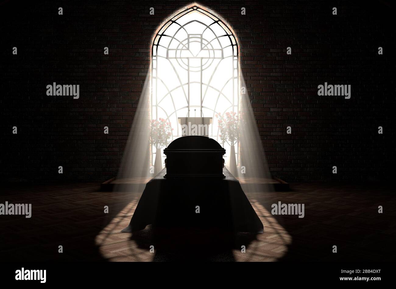 Glass casket coffin hi-res stock photography and images - Alamy