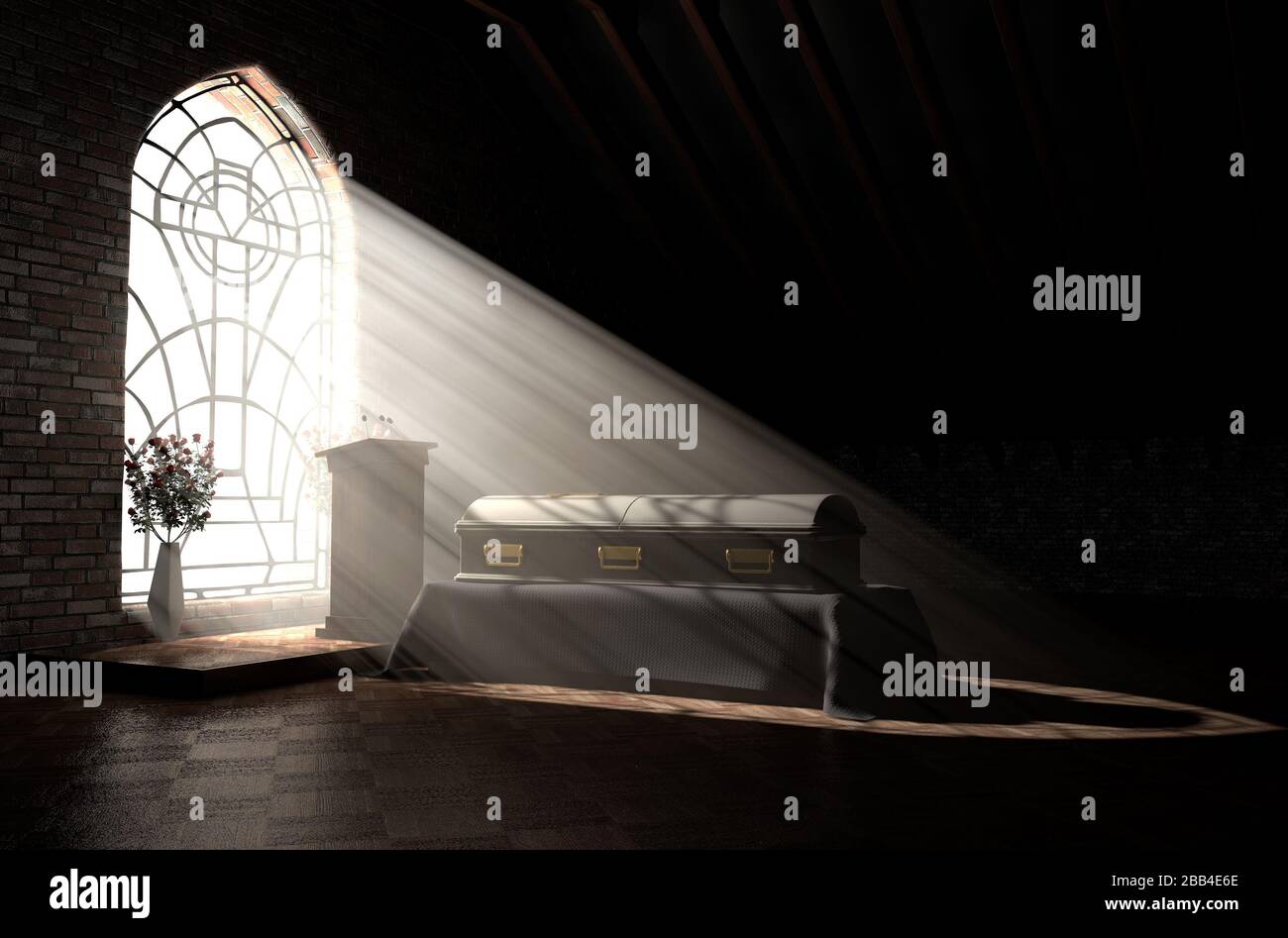 Glass casket coffin hi-res stock photography and images - Alamy