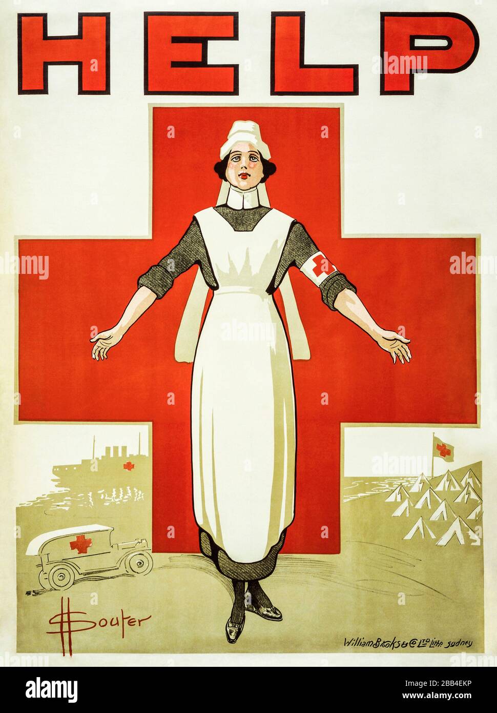 Australian Red Cross recruitment poster 1914-1918 Stock Photo - Alamy Australian Red Cross recruitment poster 1914-1918 Stock Photo - Alamy
