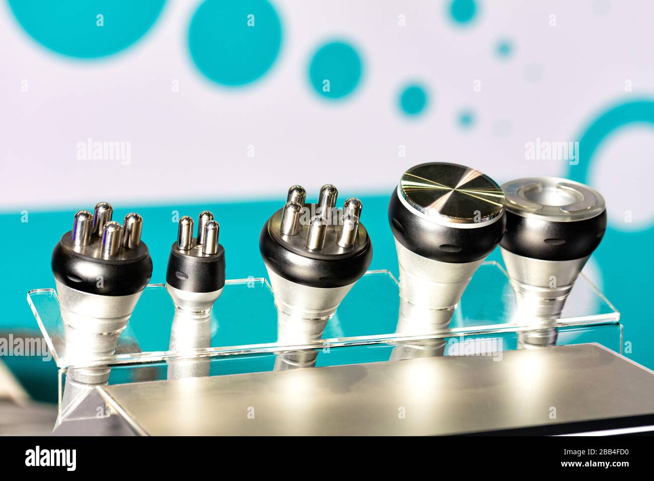 Various tools of a medical cosmetology apparatus for liposuction and ...