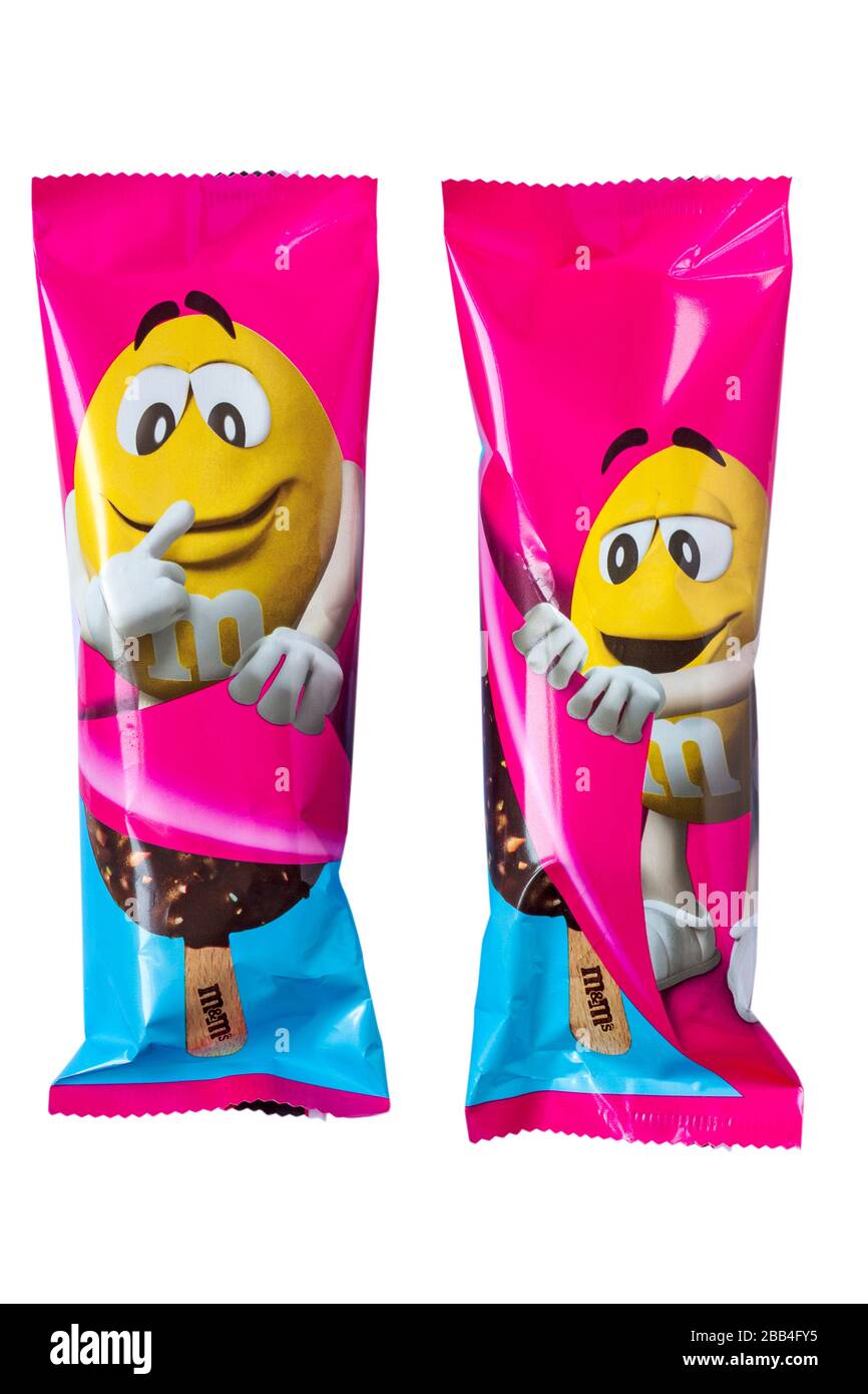 strawberry flavoured M&Ms ice creams strawberry flavour ice cream with ...