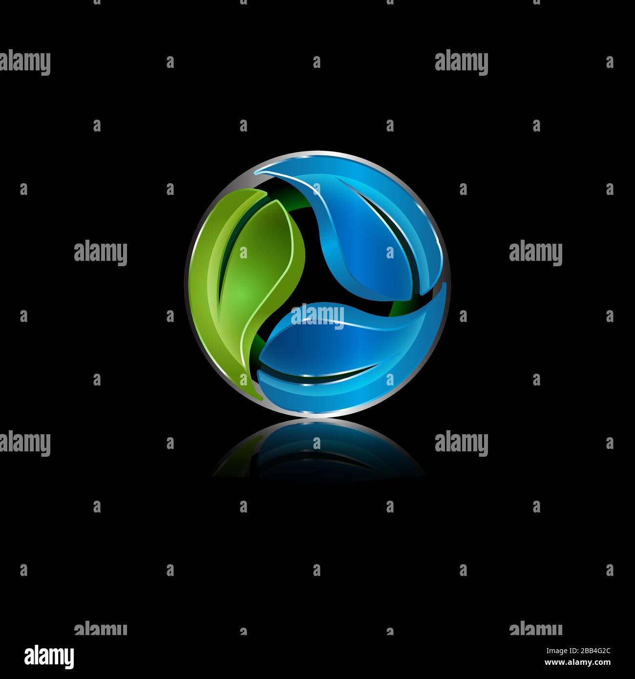 Sustainable community logo hi-res stock photography and images - Alamy