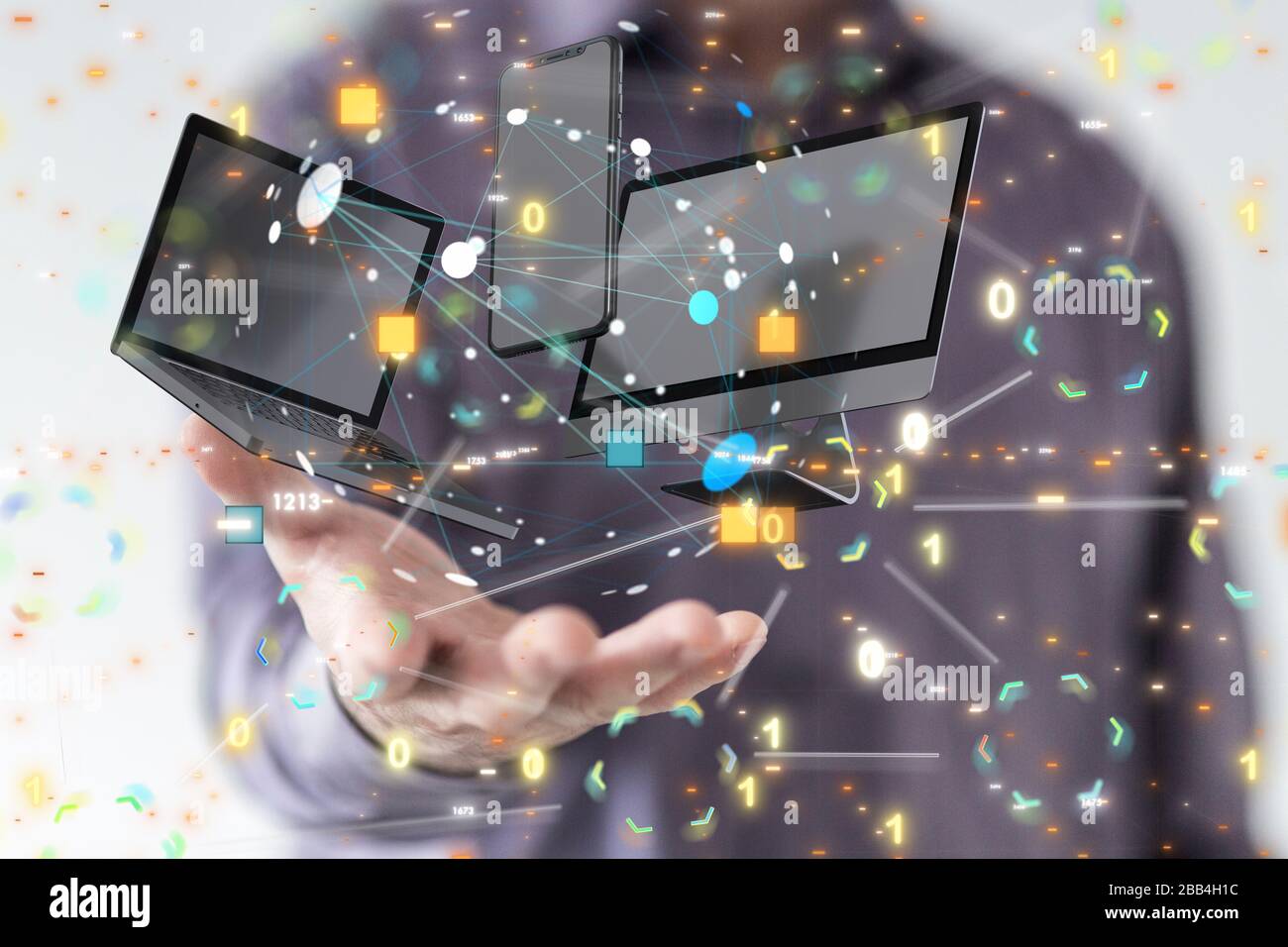 A data code binary concept 3d Stock Photo - Alamy