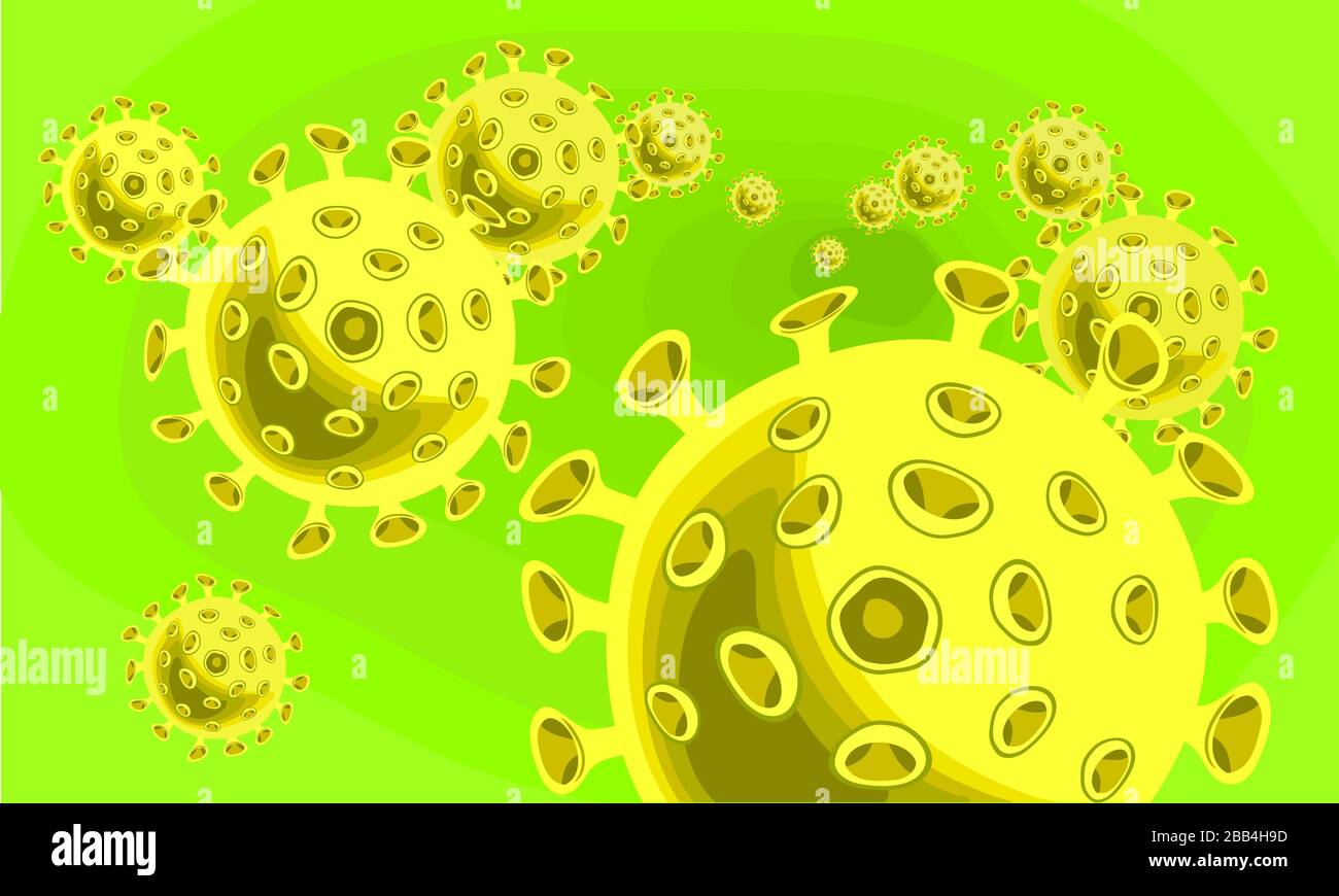 Graphic of a coronavirus Stock Vector Image & Art - Alamy