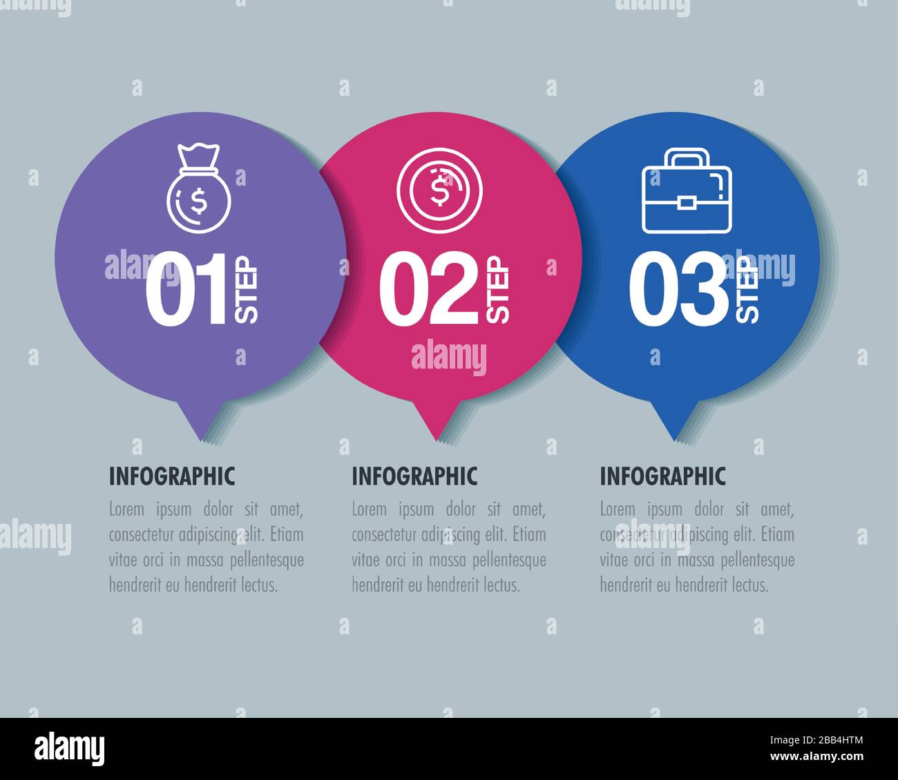statistical infographic with numbers and business icons Stock Vector ...