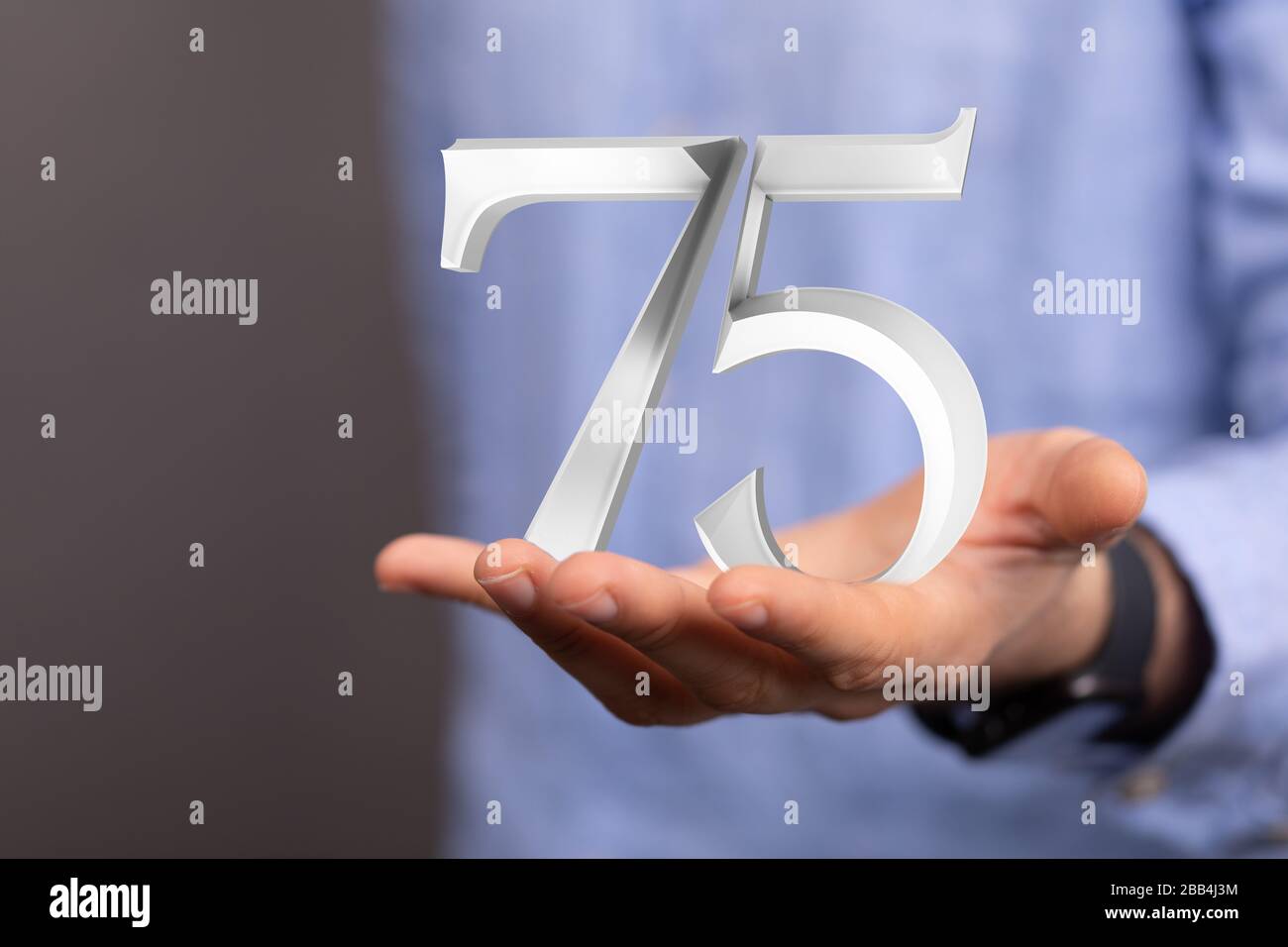 A 75 Anniversary 3d numbers. template for Celebrating 75 anniversary ...