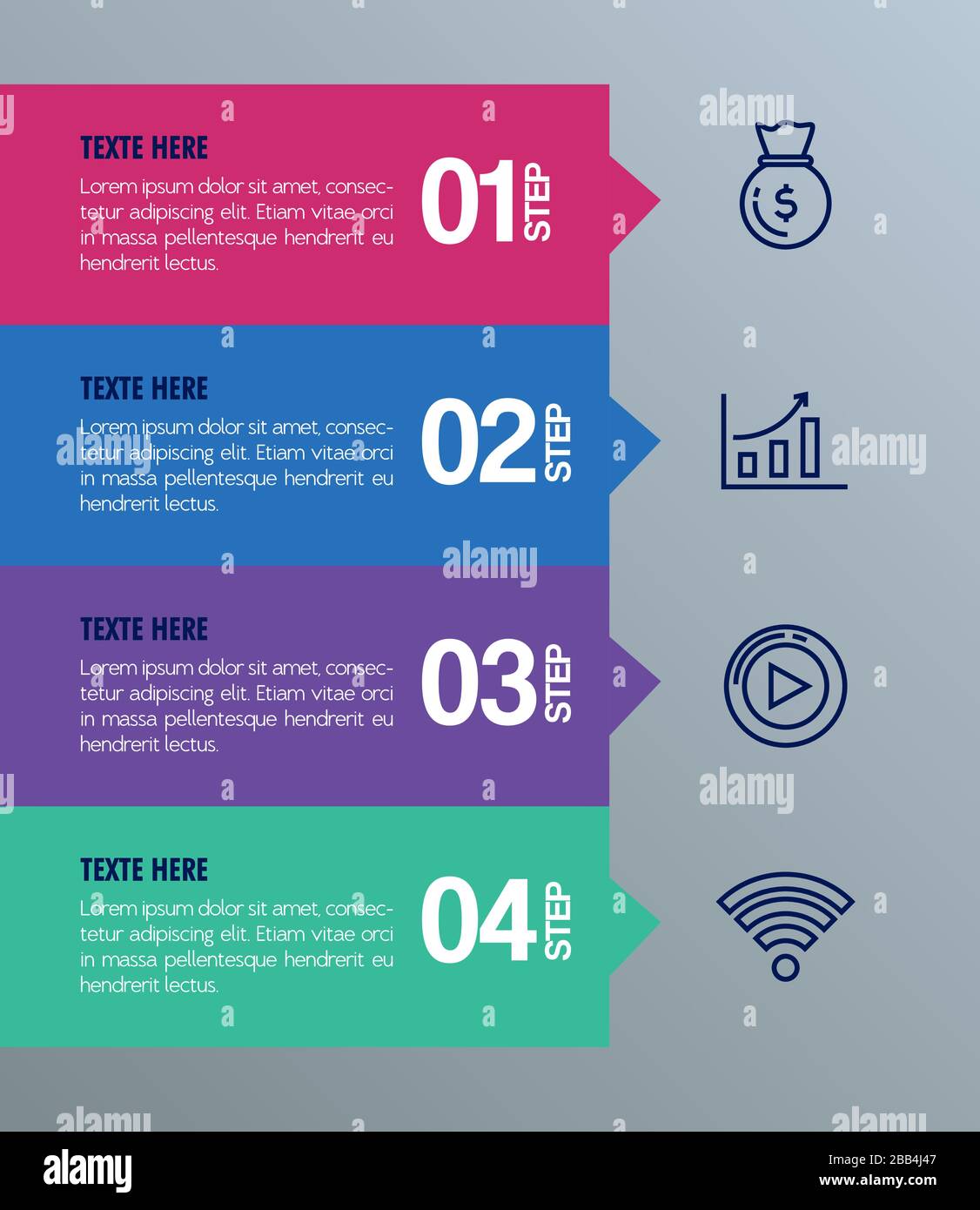 statistical infographic with numbers and icons Stock Vector Image & Art ...