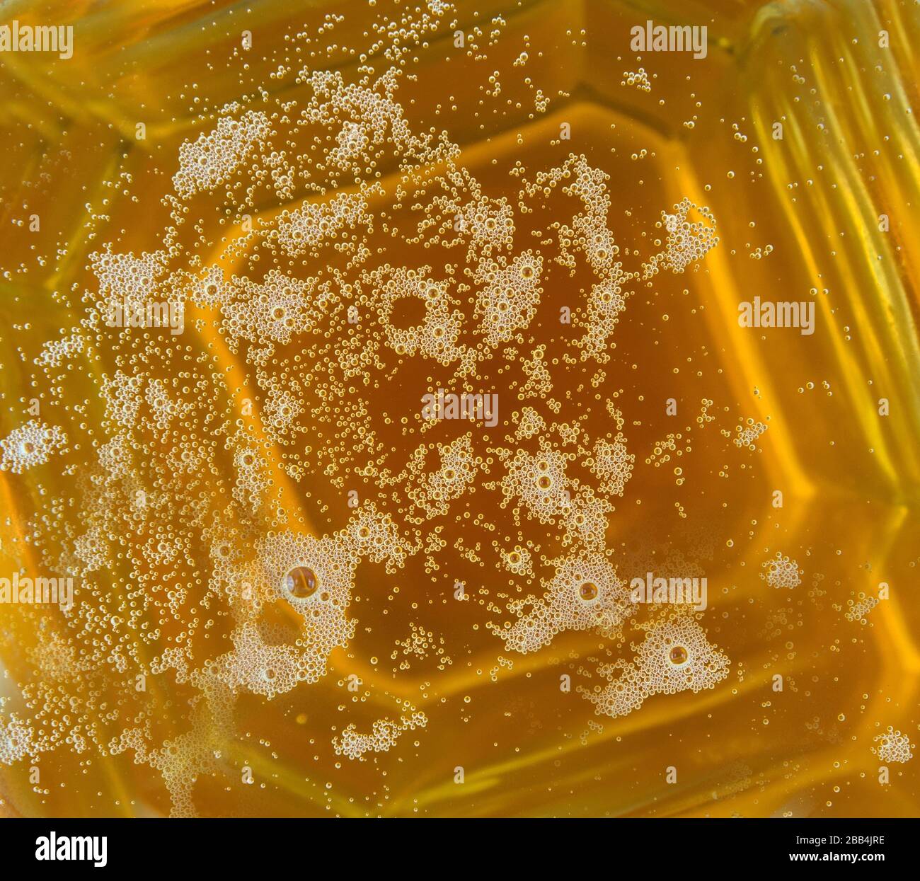 Details of the beer bubbles closeup Stock Photo - Alamy