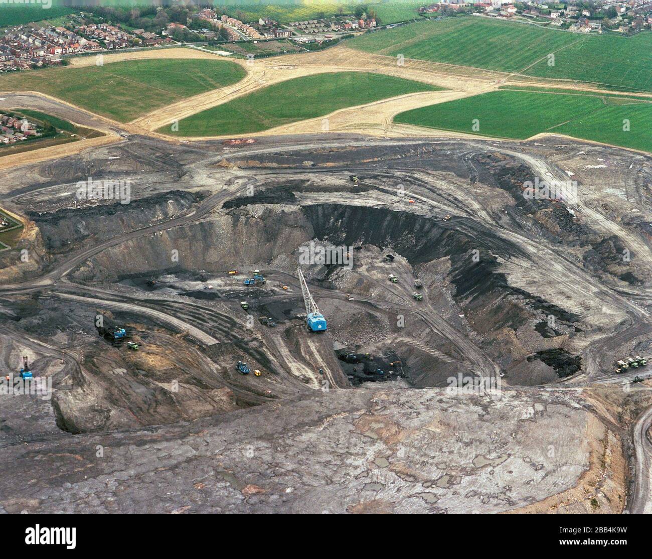 Coal mines aerial view hi-res stock photography and images - Alamy