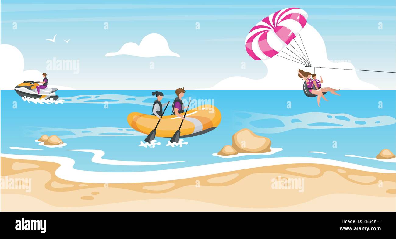 Couple activities flat vector illustration Stock Vector Image & Art - Alamy