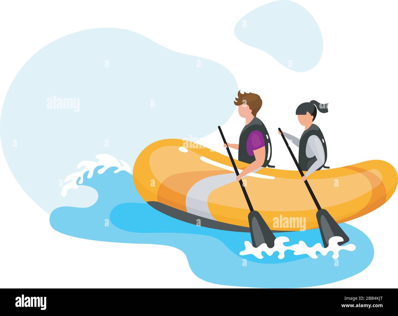 Cartoon Rowing Boat High Resolution Stock Photography and Images - Alamy