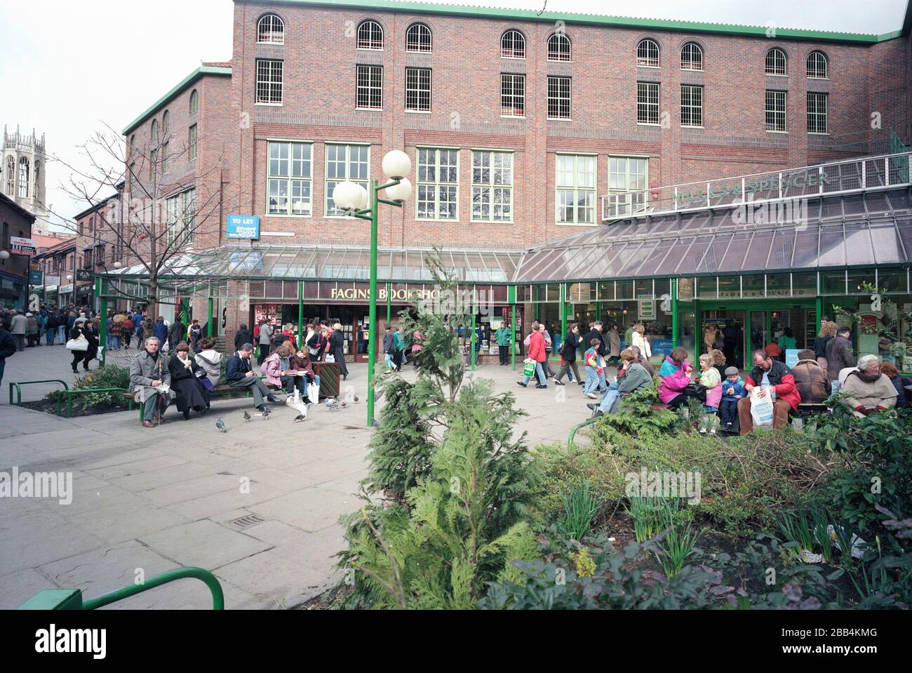 1992, Coppergate Shopping centre, York, Northern England, UK Stock ...