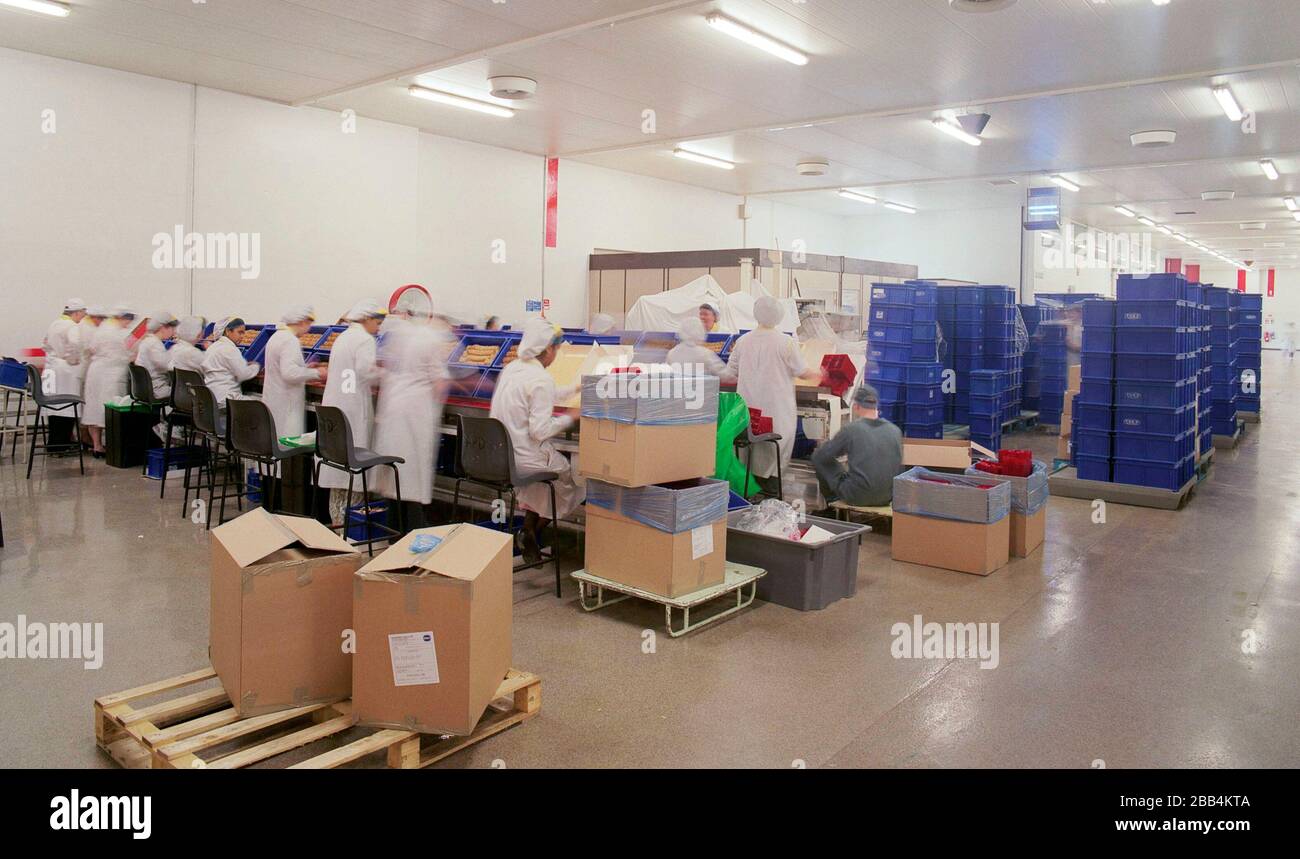 1992 Foxes Biscuits Factory, West Yorkshire, Northern England, UK Stock ...
