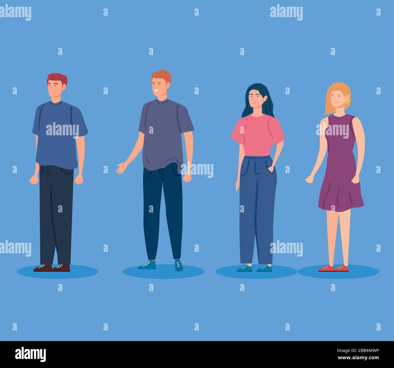 Beautiful women avatar characters hi-res stock photography and images ...