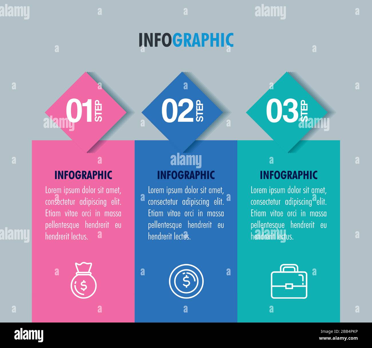 statistical infographic with numbers and business icons Stock Vector ...