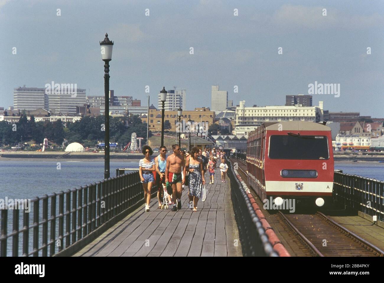 Southend pier railway hi-res stock photography and images - Alamy