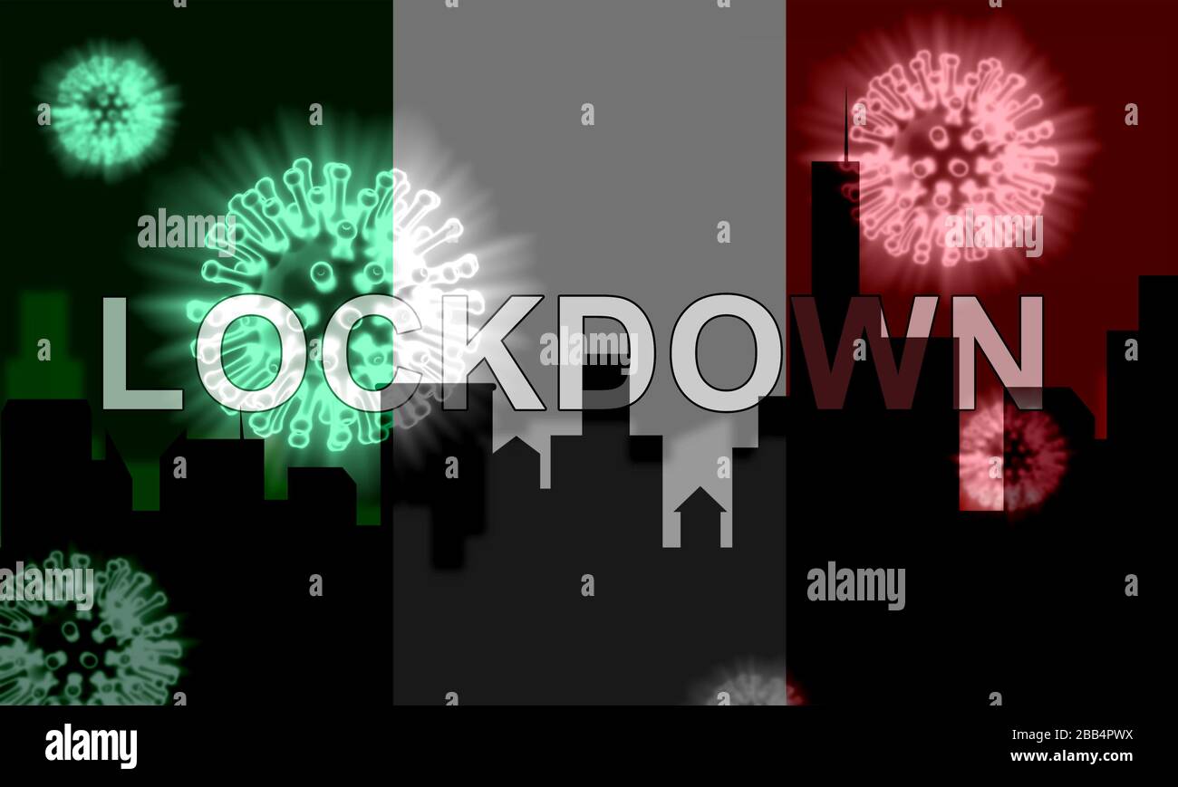 Italy lockdown to prevent ncov epidemic or pandemic. Covid 19 Italian ...