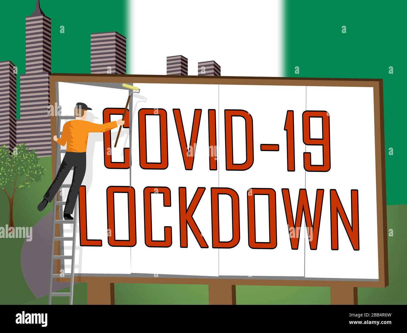 Nigeria lockdown against coronavirus covid-19. Nigerian stay home order to enforce self ...