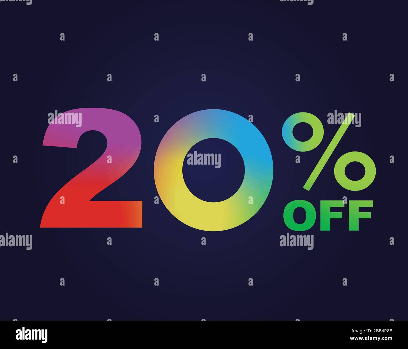 Rainbow number Stock Vector Images - Alamy