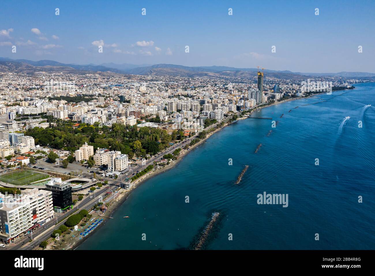 Limassol seafront skyline hi-res stock photography and images - Alamy