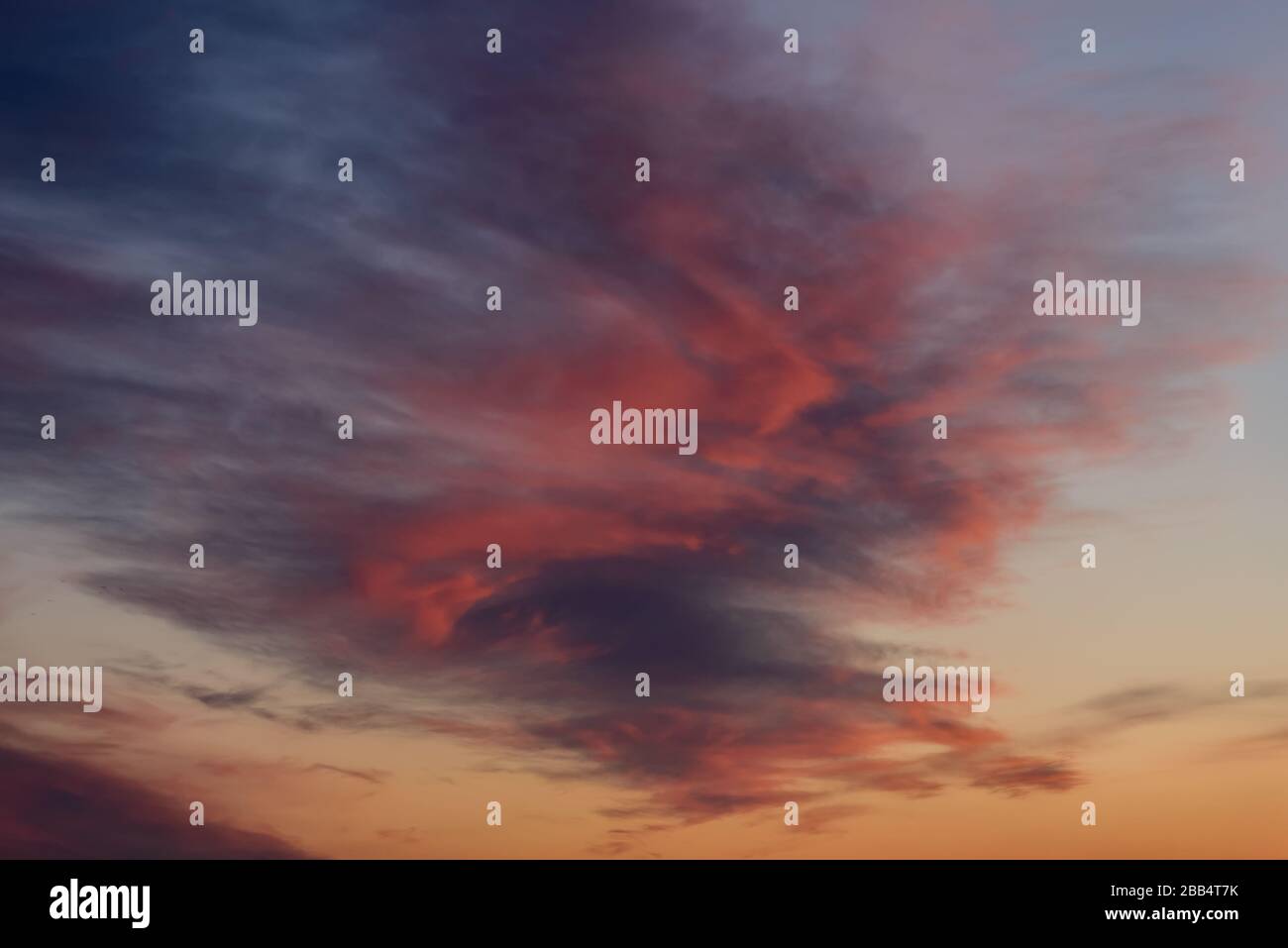 Dramatic sky. Sunset. Nature background Stock Photo - Alamy