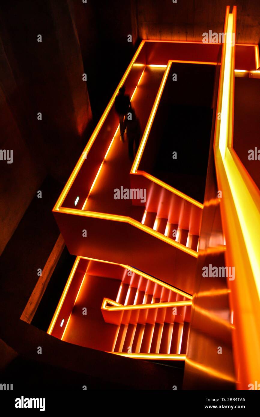 stairs in fire Stock Photo - Alamy