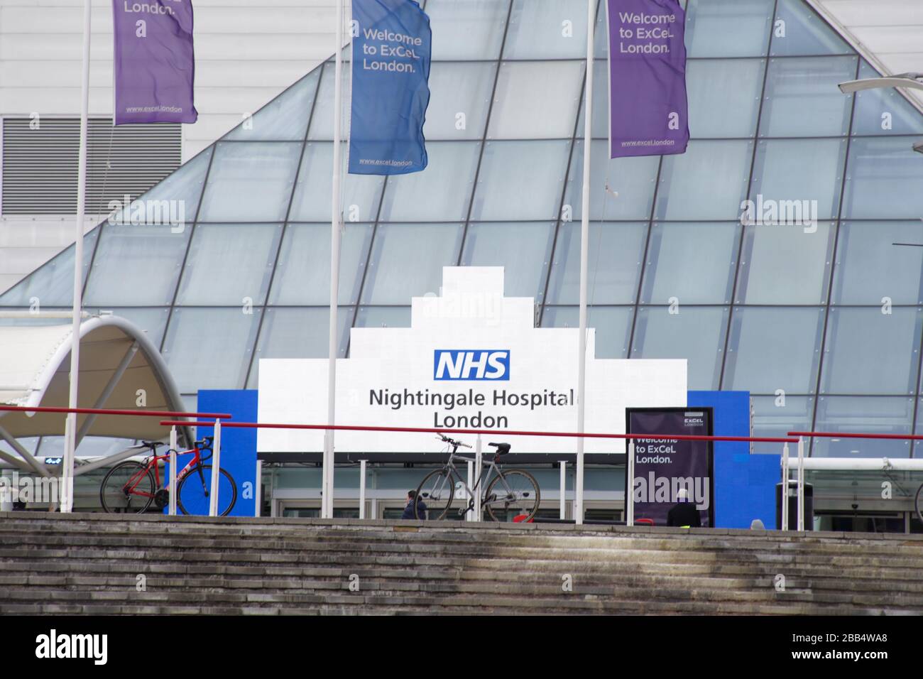 London, UK. 30th Mar, 2020. NHS Nightingale Hospital at the ExCeL ...
