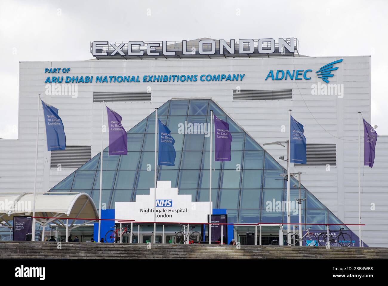 London, UK. 30th Mar, 2020. NHS Nightingale Hospital at the ExCeL ...