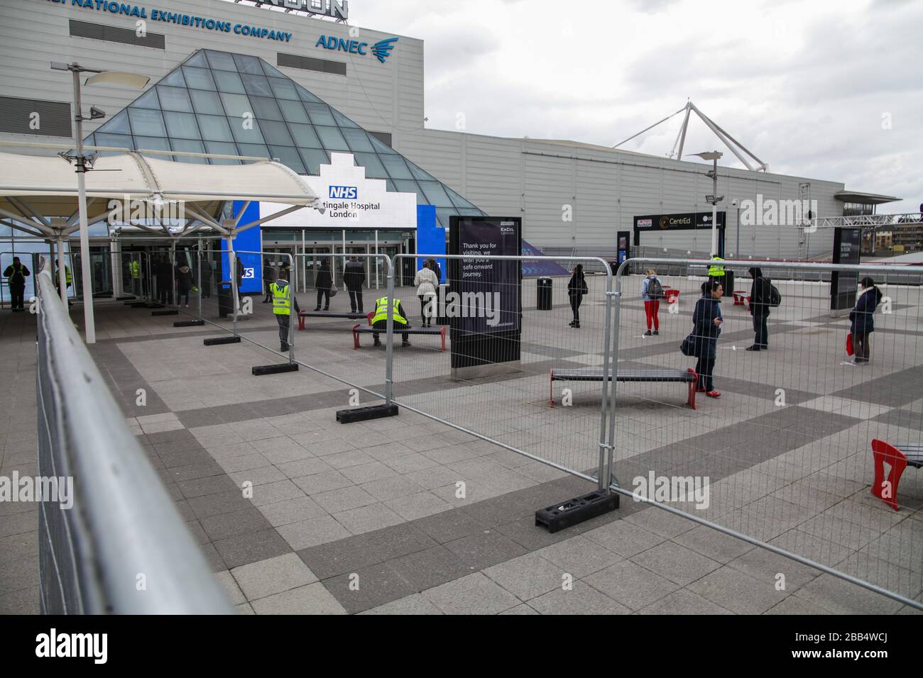London, UK. 30th Mar, 2020. NHS Nightingale Hospital at the ExCeL ...