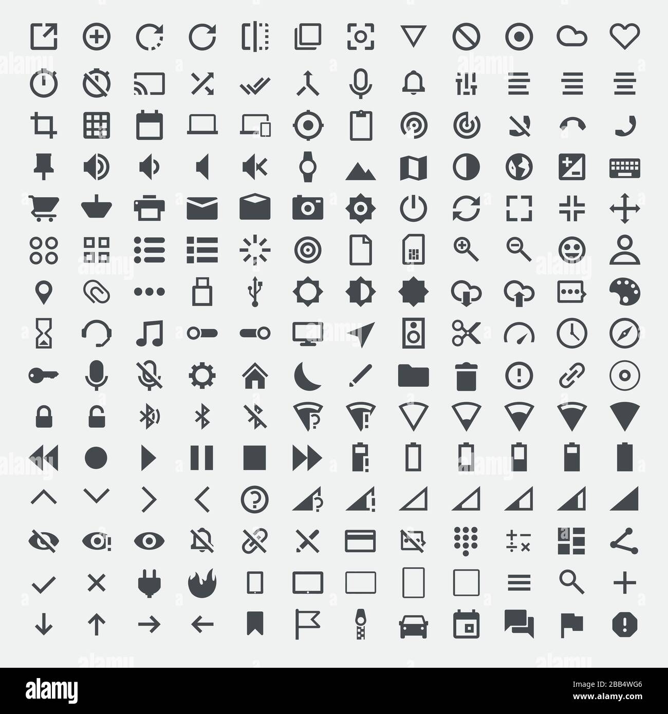 Web, application icon vector pack Stock Vector Image & Art - Alamy