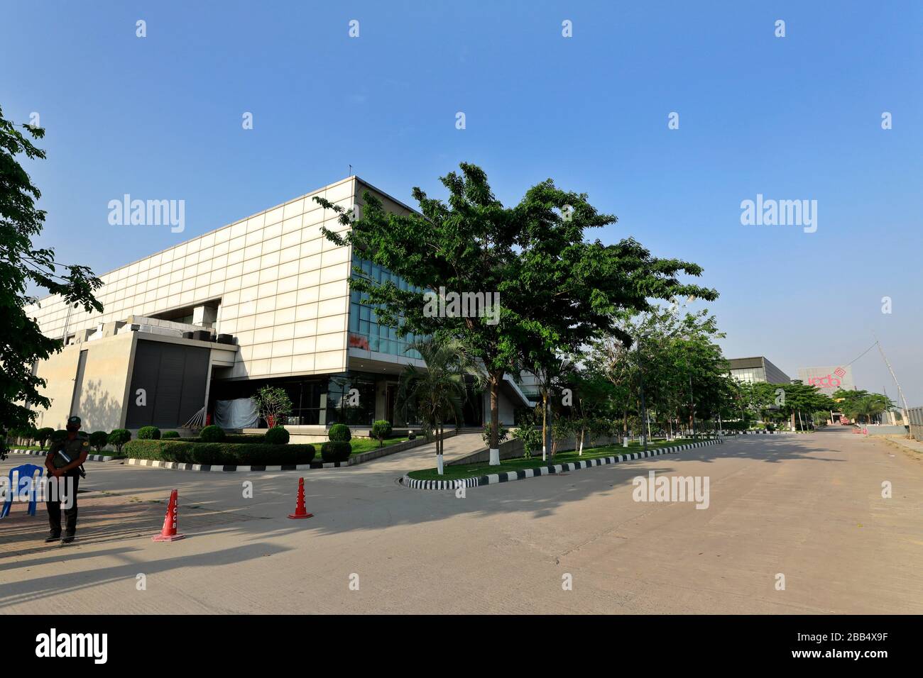 Dhaka, Bangladesh - March 30, 2020: The International Convention City ...