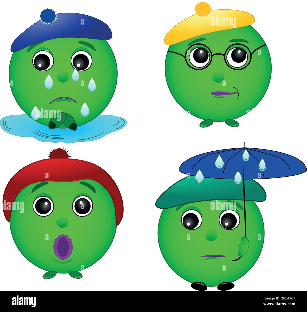 Green Smiley Face Clip Art Emotions