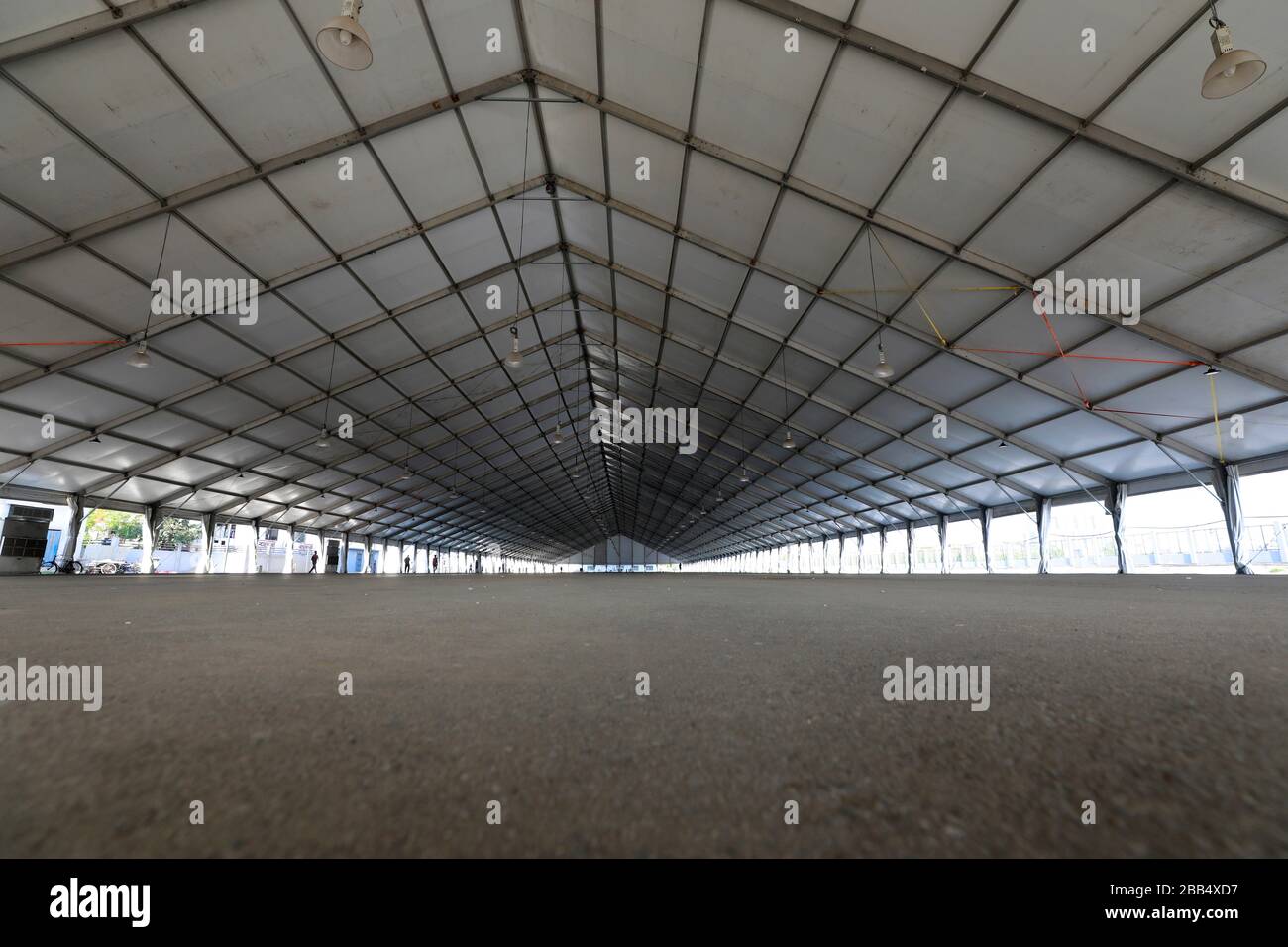 Dhaka, Bangladesh - March 30, 2020: The International Convention City ...