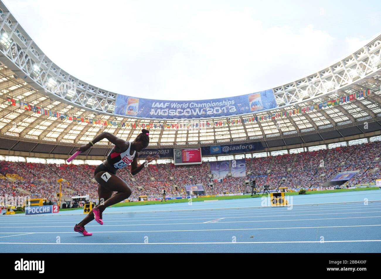 Canada's Crystal Emmanuel sets off in the first leg of the Women's ...