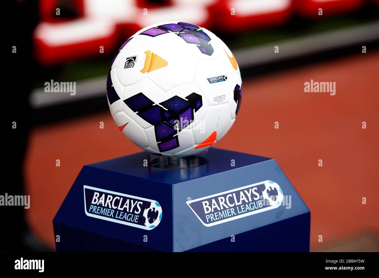 The official Barclays Premier League matchball, the Nike Incyte Stock ...