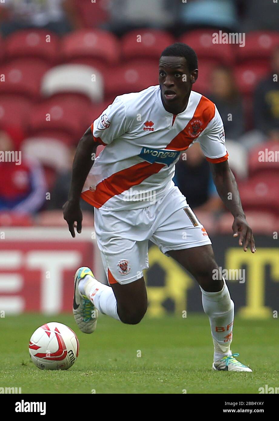 Isaiah Osbourne, Blackpool Stock Photo - Alamy