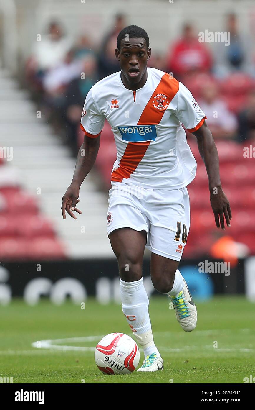 Isaiah Osbourne, Blackpool Stock Photo - Alamy